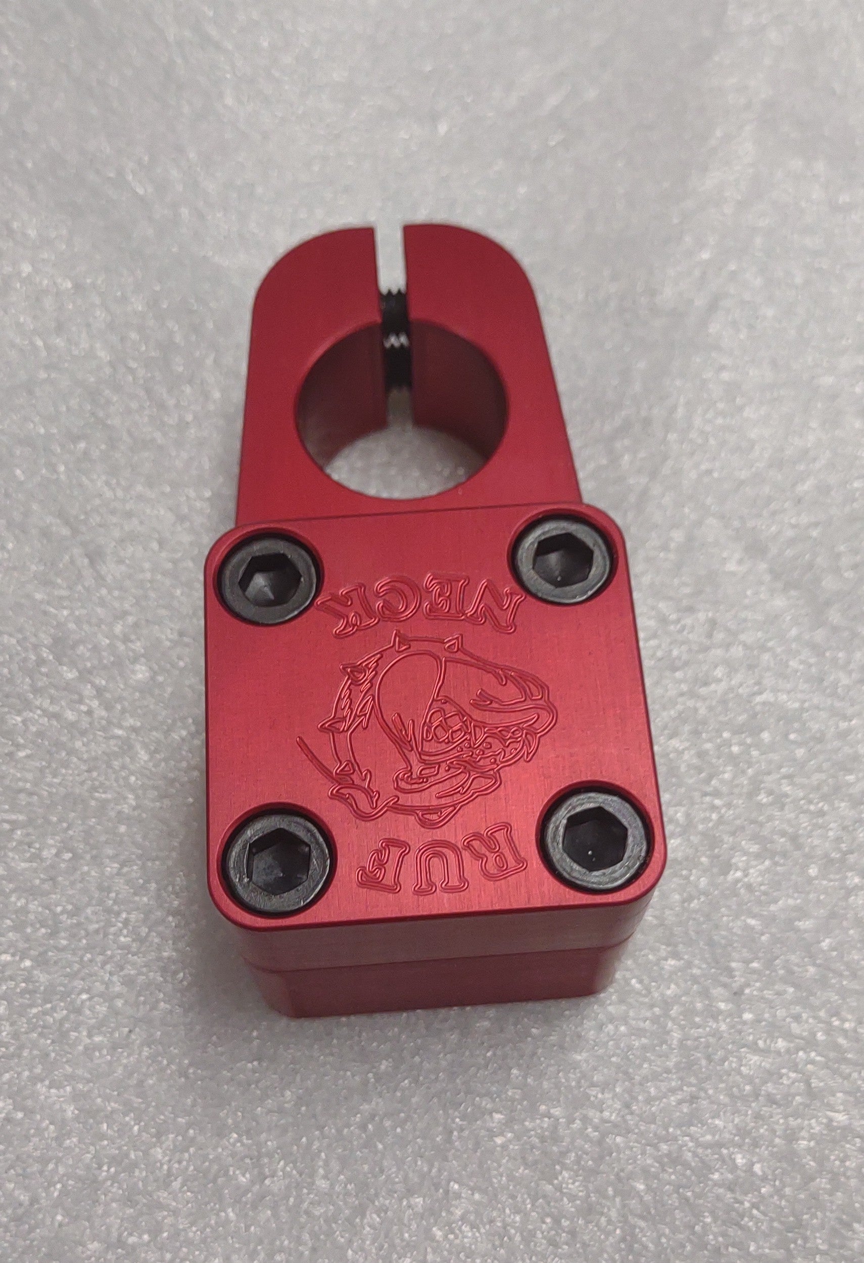 Knight bike co ruff neck top load stem red – Frank's Bicycles