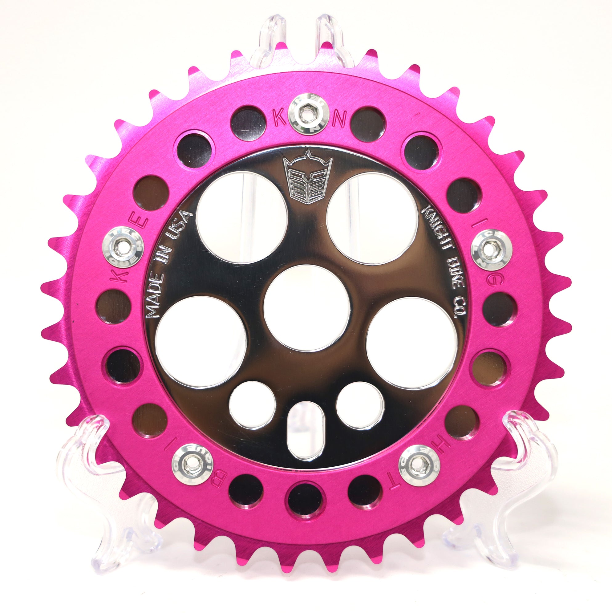KNIGHT BIKE CO Custom Color Chrome/Hot Pink (Inside/Outside) – Frank's ...