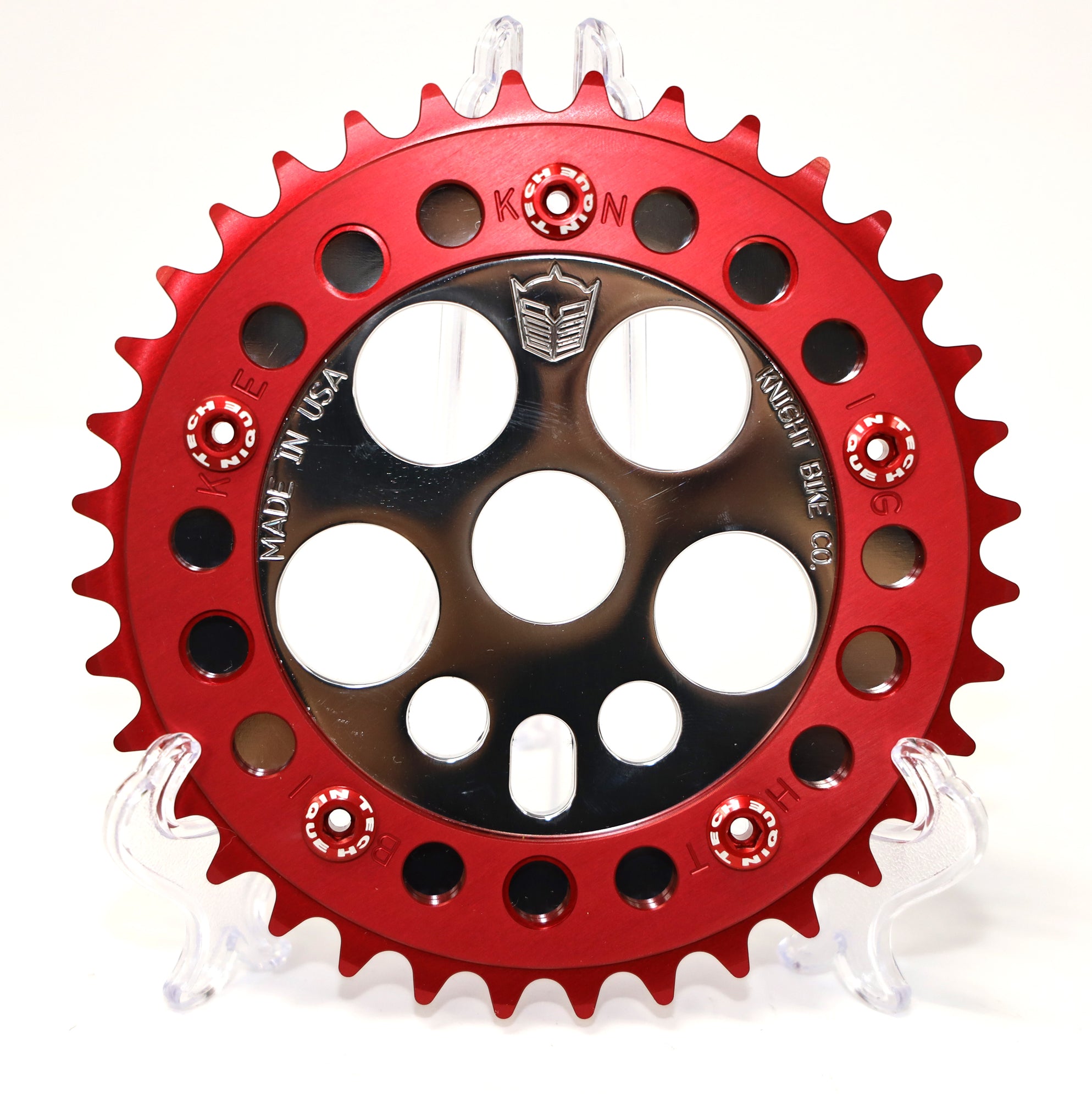 KNIGHT BIKE CO Custom Color Chrome/Red (Inside/Outside) – Frank's Bicycles